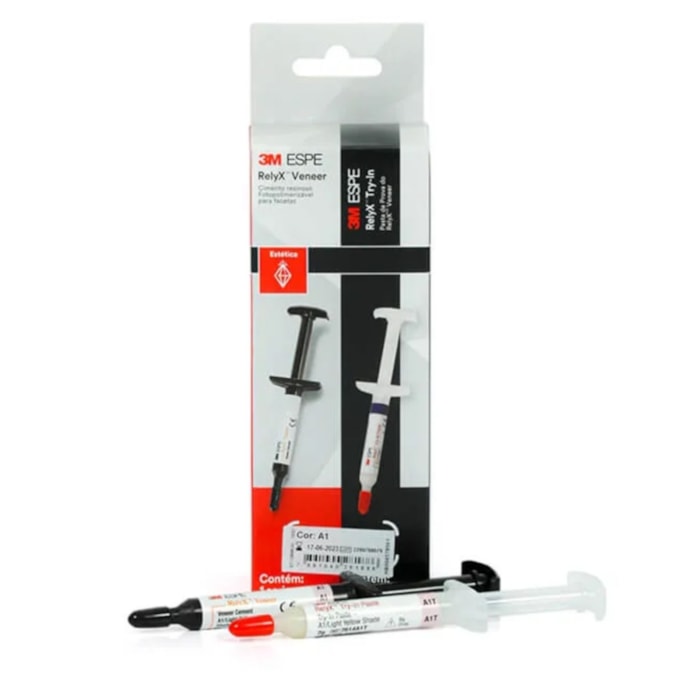 Cimento Resinoso 3M™ RelyX™ Veneer + Try-In Kit - Solventum