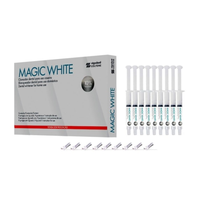 Clareador Magic White Kit - Vigodent Validade: 06/25