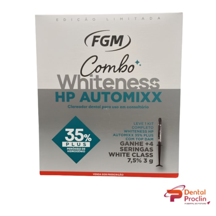 Clareador Whiteness HP Automixx e Ganhe Clareador Whiteness Class 7,5% ...