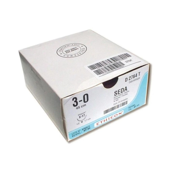 Fio de Sutura Seda Trançada - Ethicon Fio de Sutura Seda Trançada - Ethicon