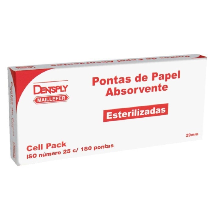 Ponta de Papel Absorvente Ester Cell Pack Maillefer - Dentsply