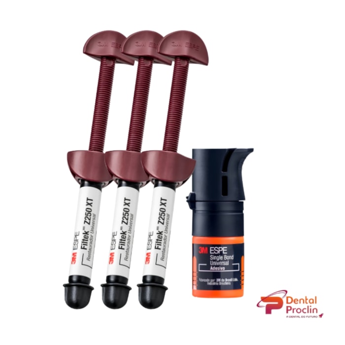 Resina 3M™ Filtek™ Z250 XT + Adesivo 3M™ Single Bond Universal Kit - Solventum