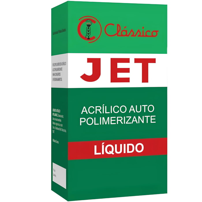 Resina Acrílica Autopolimerizável Jet Líquido 500ml - Clássico