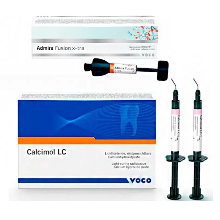 Resina Adimira Fusion X-Tra Universal + Pasta de Hidróxido de Cálcio ...