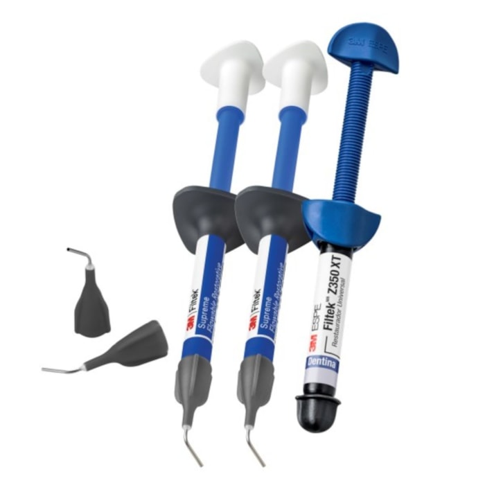 Resina Supreme Flowable + Resina Filtek Z350 - 3M - Dental Proclin