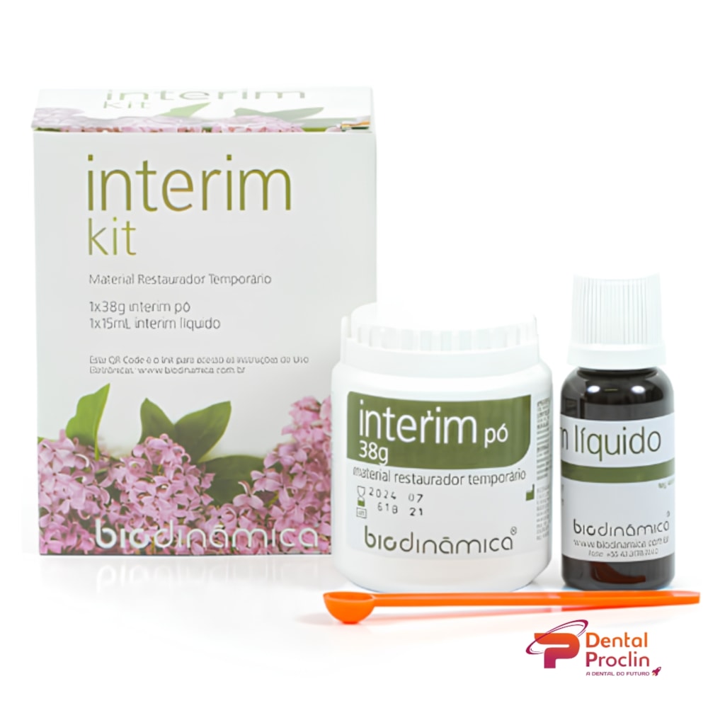 Restaurador Provisório Interim Kit - Biodinâmica | Dental Proclin