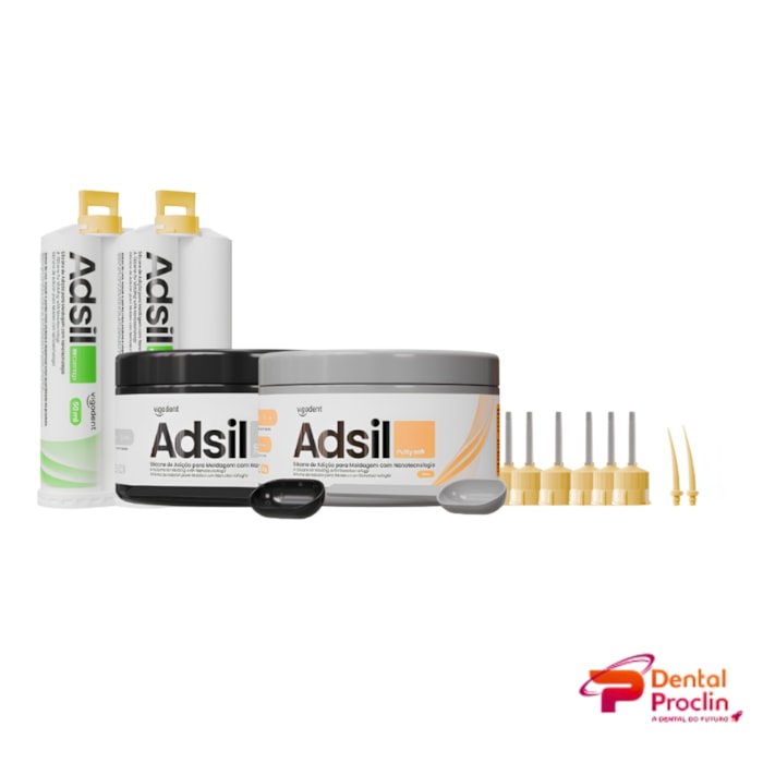 Silicone de Adição Adsil Putty Regular Body Kit - Vigodent