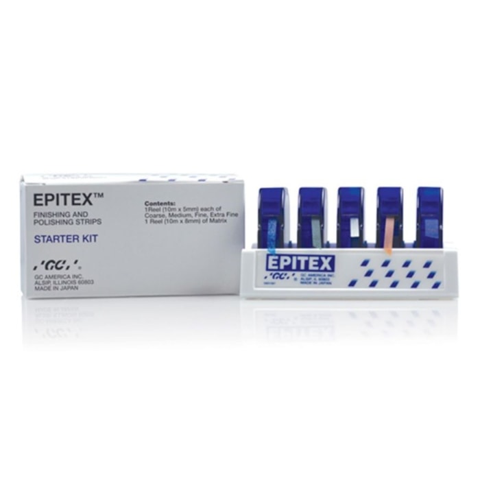 Tira de Lixa e Matriz de Poliéster Epitex Kit - GC - Dental Proclin